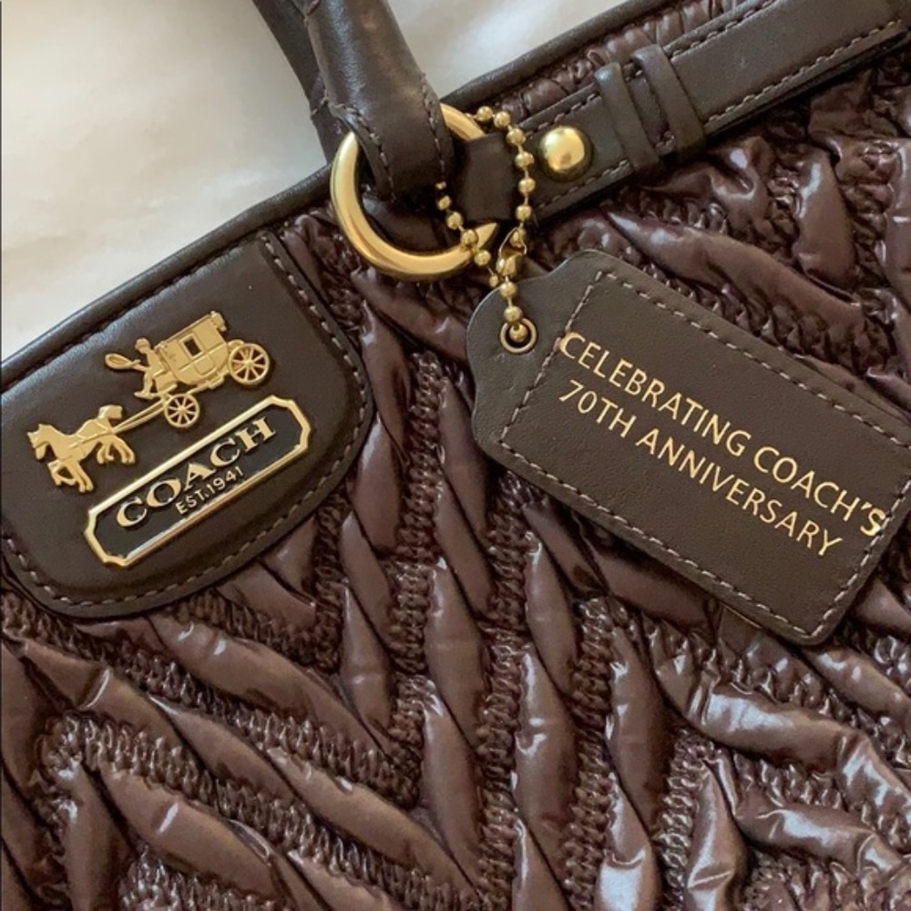 Coach 70th Anniversary Quilted Nylon Bag - Gem